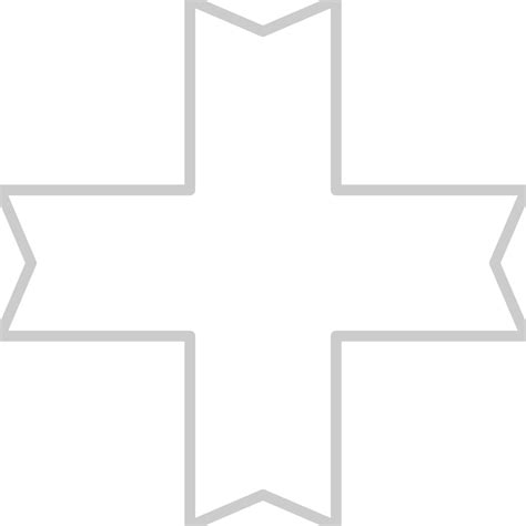 Cross Outline 36644634 Vector Art At Vecteezy