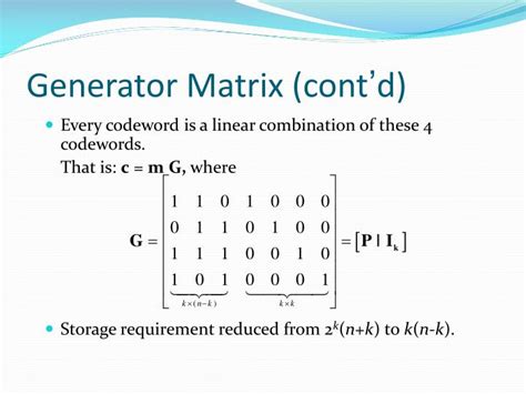 ppt linear block codes powerpoint presentation id 583570