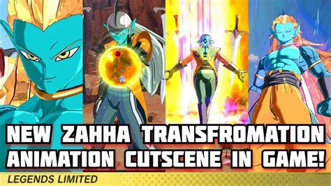 New Zahha Transformation Cutscene In Dragon Ball Legends Youtube