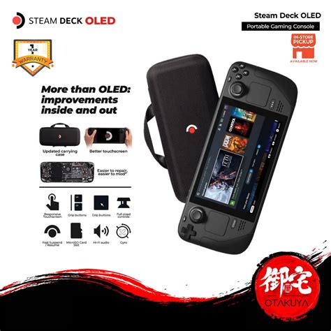 【raya Sale】steam Deck Steamdeck Oled 512 Gb 1tb Handheld Gaming Console With Free Tempered
