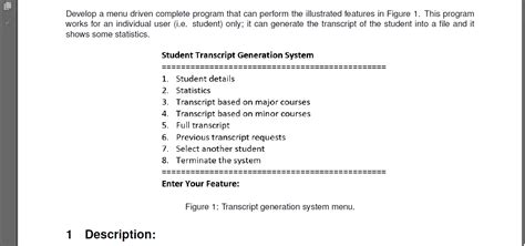 Develop A Menu Driven Complete Program That Can