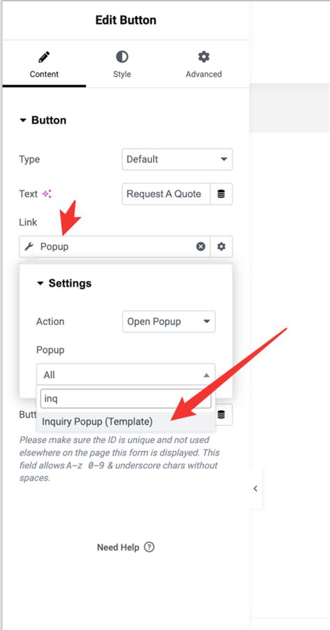 elementor popup设置点击连接弹出的2种方法 【nutswp】