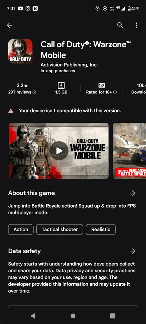 Warzone Mobile Says Gpu Not Supported Rwarzonemobile