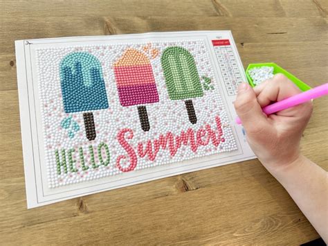 Summer Diamond Art Kit Etsy