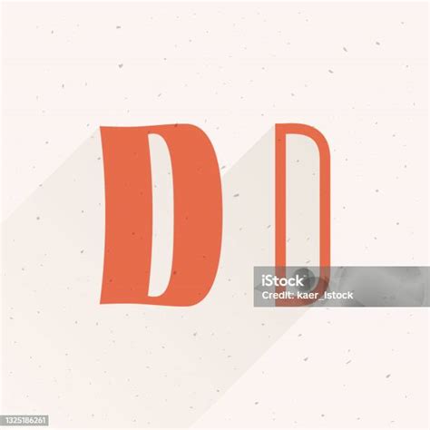 당신의 재미와 행복 한 디자인 프로젝트에 대 한 편지 D 로고 강렬하고 밝은 색상에 대한 스톡 벡터 아트 및 기타 이미지 강렬하고 밝은 색상 개성 개념 고풍스런