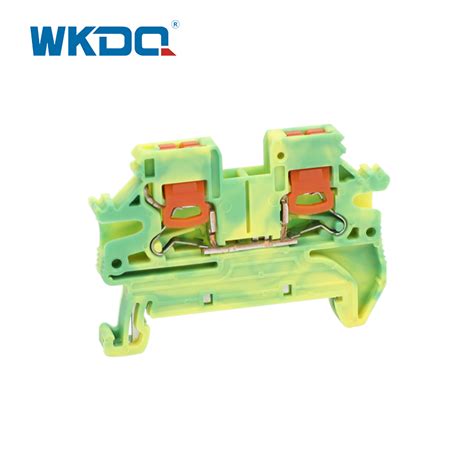 China Push In Connection Terminal Blocks Ground Suppliers Manufacturers Factory Direct Price