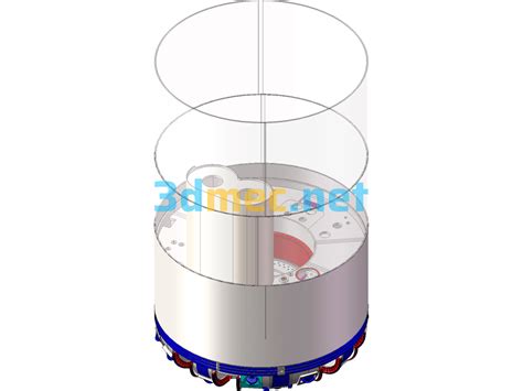 Ultra Detailed Shield Machine Design Model Including Internal