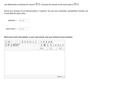 Solved Use Differentials To Estimate The Value Of 415