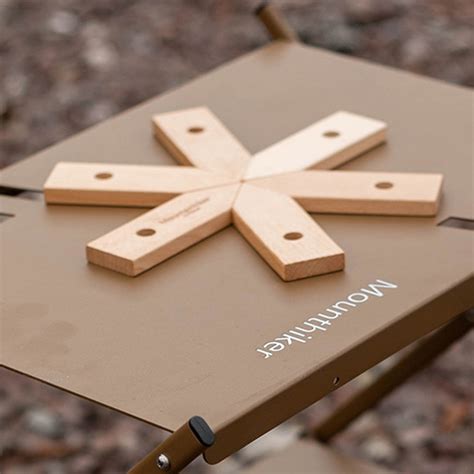 실용적인 캠핑 식탁 접시 야외 피크닉 캠핑 주방용 대형 그릇 냄비 매트 목재 단열 플레이스 매트 220mm Aliexpress