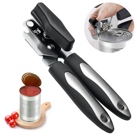 Yoshiko Heavy Duty Stainless Steel Smooth Edge Manual Hand Held Can