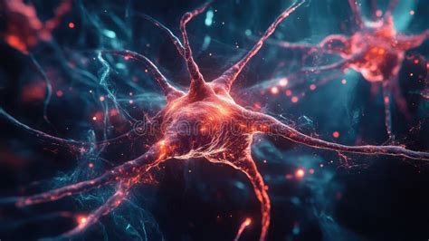 Connectivity Scrolling Neuron Stock Illustration Illustration Of