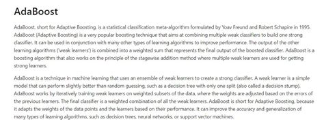 Ritika Keshri On Linkedin Pwskills Adaboost Ensemble Machinelearning Datascience
