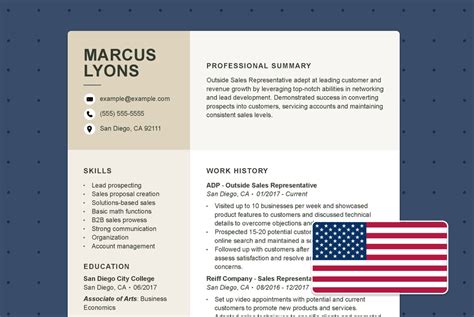 Us Standard Resume Format Examples And Best Practices