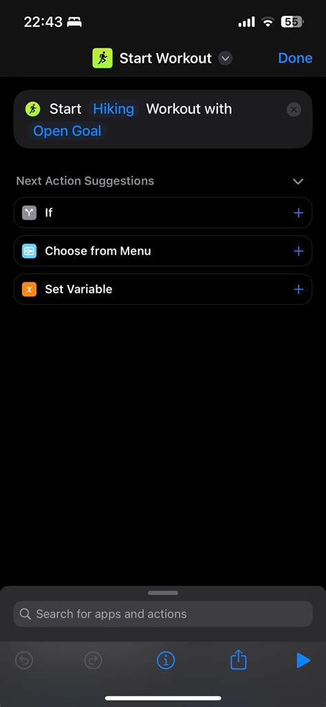 Start Workout Shortcut Error Rshortcuts