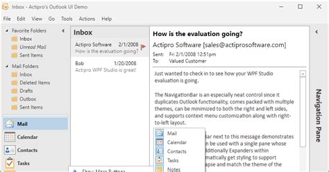 Actipro Navigation For Wpf 20191 Build 0685