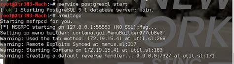 The Life Of A Penetration Tester Using Armitage In Kali Linux Fixing The Errors