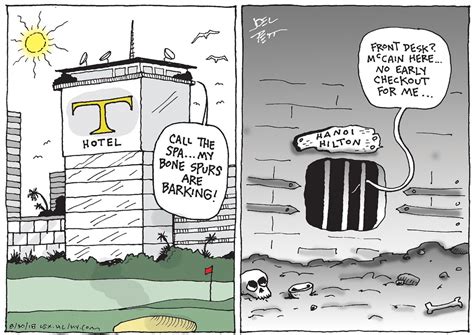 Political Cartoon Us Trump Hotel John Mccain Hanoi Hilton The Week
