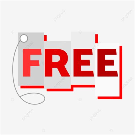 흰색 배경의 무료 빨간색 텍스트 가격표 비어 있는 꼬리표 가격 Png 일러스트 및 Psd 이미지 무료 다운로드 Pngtree