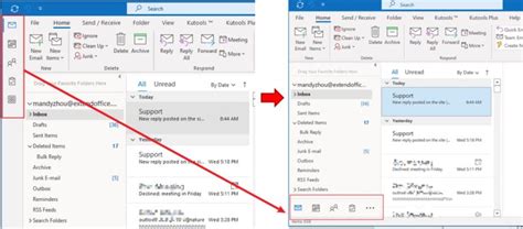 How To Move Outlook Navigation Pane To Bottom Appuals