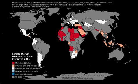World Literacy Rate Map World Literacy Rate Map