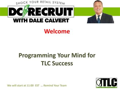 Tlc Programming Your Mind For Success Pptx