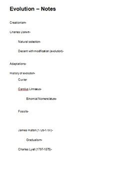Evolution Unit AP Biology Or Honors Biology TpT