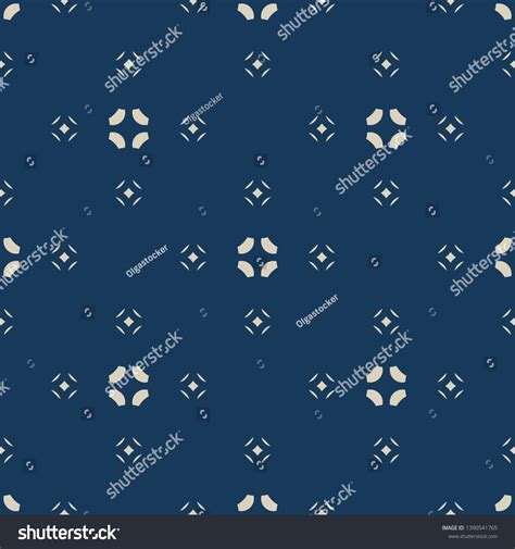 Vector Floral Minimalist Seamless Pattern Simple Stock Vector Royalty Free 1390541765