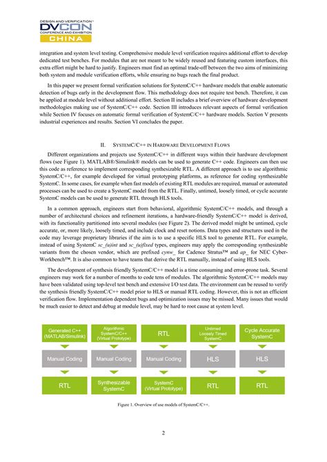 automated formal verification of systemc c high level synthesis