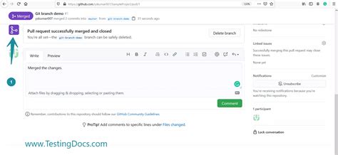 create a pull request