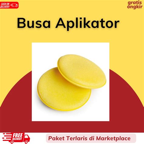 Jual Sponge Busa Aplikator Busa Wax Aplicator Pad Busa Coating Busa Poles Shopee Indonesia