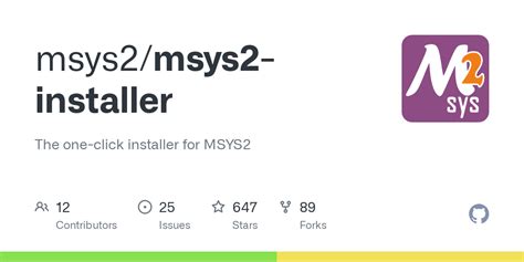 Issues Msys2 Msys2 Installer GitHub