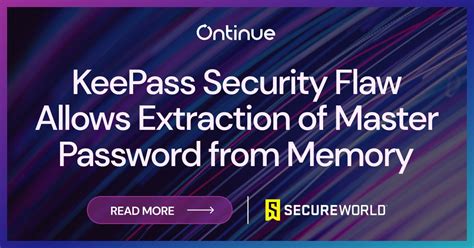 Andrew Kennedy On Linkedin Keepass Security Flaw Allows Extraction Of