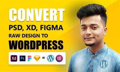 Convert Xd Psd Figma Html Design To Wordpress Or Woocommerce By