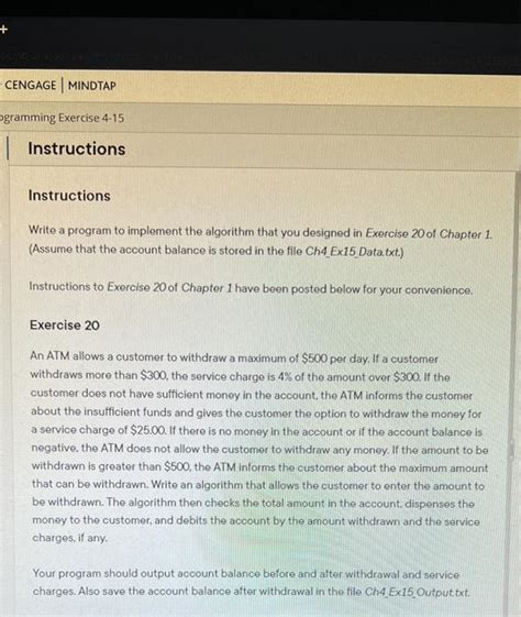 solved instructions write a program to implement the