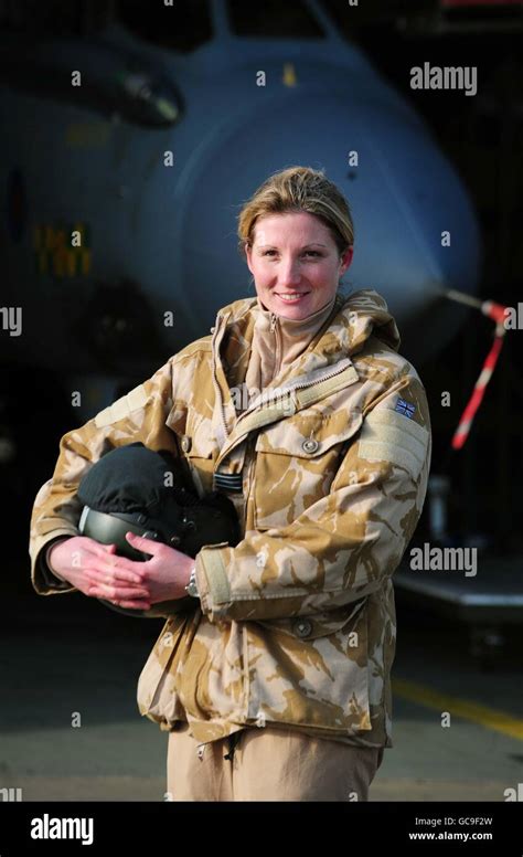 Raf Tornado Pilot Flight Lieutenant Juliette Fleming Of 31 Sqn During