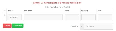 Jquery Ui Autocomplete In Bootstrap Modal Box