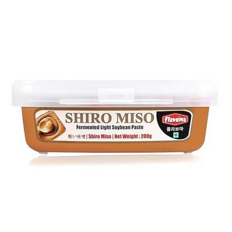 Flavoma Shiro Miso Fermented Light Soybean Paste 200g White Soybean