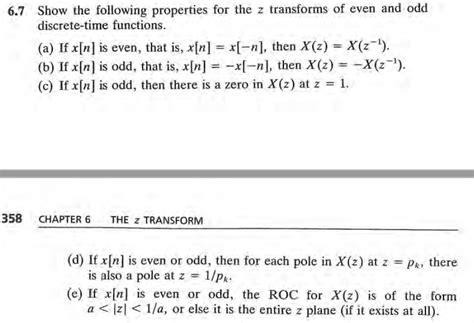 Solved Show The Following Properties For The Z Chegg Com