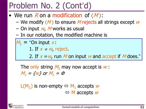 Cs4026 Formal Models Of Computation Part Iii Computability And Complexity