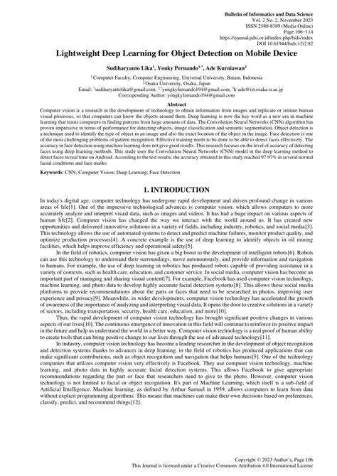 Pdf Lightweight Deep Learning For Object Detection On Mobile Device