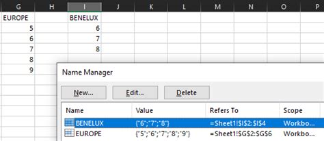 Excel Sumproduct Check If Text Is Name Of A Named Range And Return