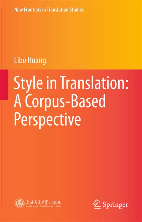 Pdf Style In Translation A Corpus Based Perspective