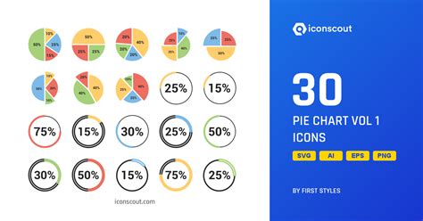 파이 차트 1권 Icon 팩 Pak 30 개 무료 다운로드 인포그래픽 Icons Iconscout