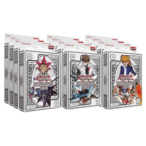 Yu Gi Oh 2025 Mega Pack Bundle Display 1st Edition 12 Tuck Boxes