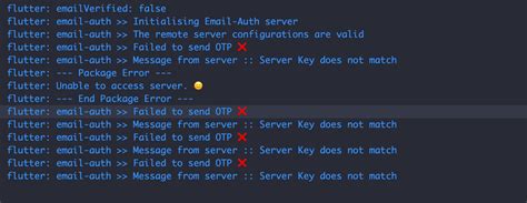 Package Error Unable To Access Server Issue Saran Surya Email Auth Node GitHub