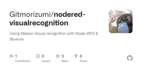 github gitmorizumi nodered visualrecognition using watson visual