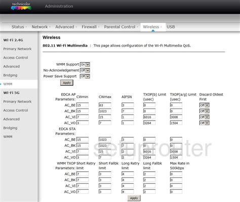 All Screenshots For The Technicolor TC7210 DNZ All Screenshots For The Technicolor TC7210 DNZ