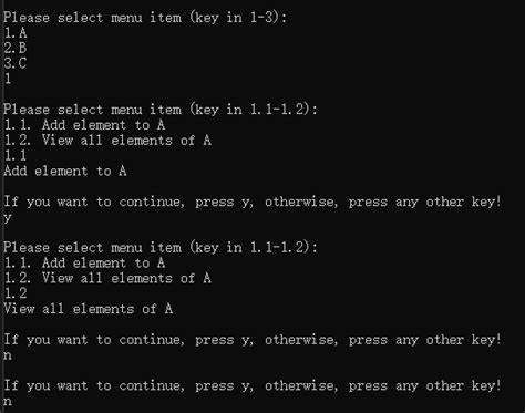 C Is Switch Case Sufficient To Create Multiple Steps In A Console