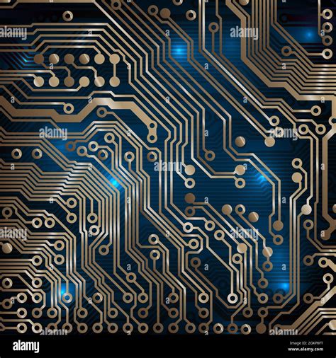 Circuit Board Background Technology Concept Dark Background Analog Circuit Electronic