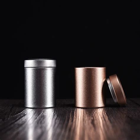 Badu Bg 50g кръгла запечатана метална кутия за чай кафе и подправки контейнер за чай външна